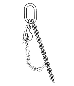2-Leg Alloy Overhead Lifting Chain Slings - Unirope Ltd.